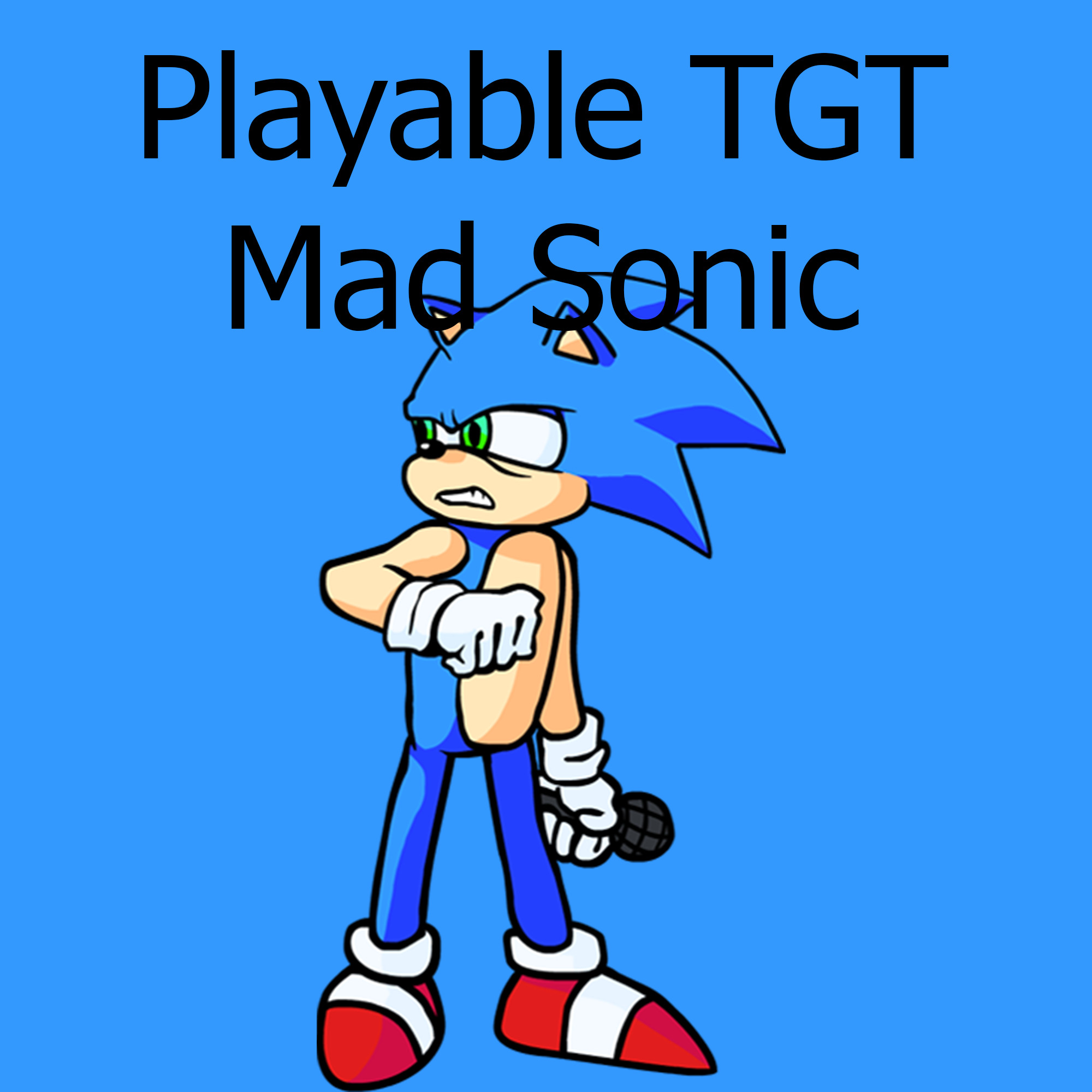 Playable TGT Mad Sonic [Friday Night Funkin'] [Mods]