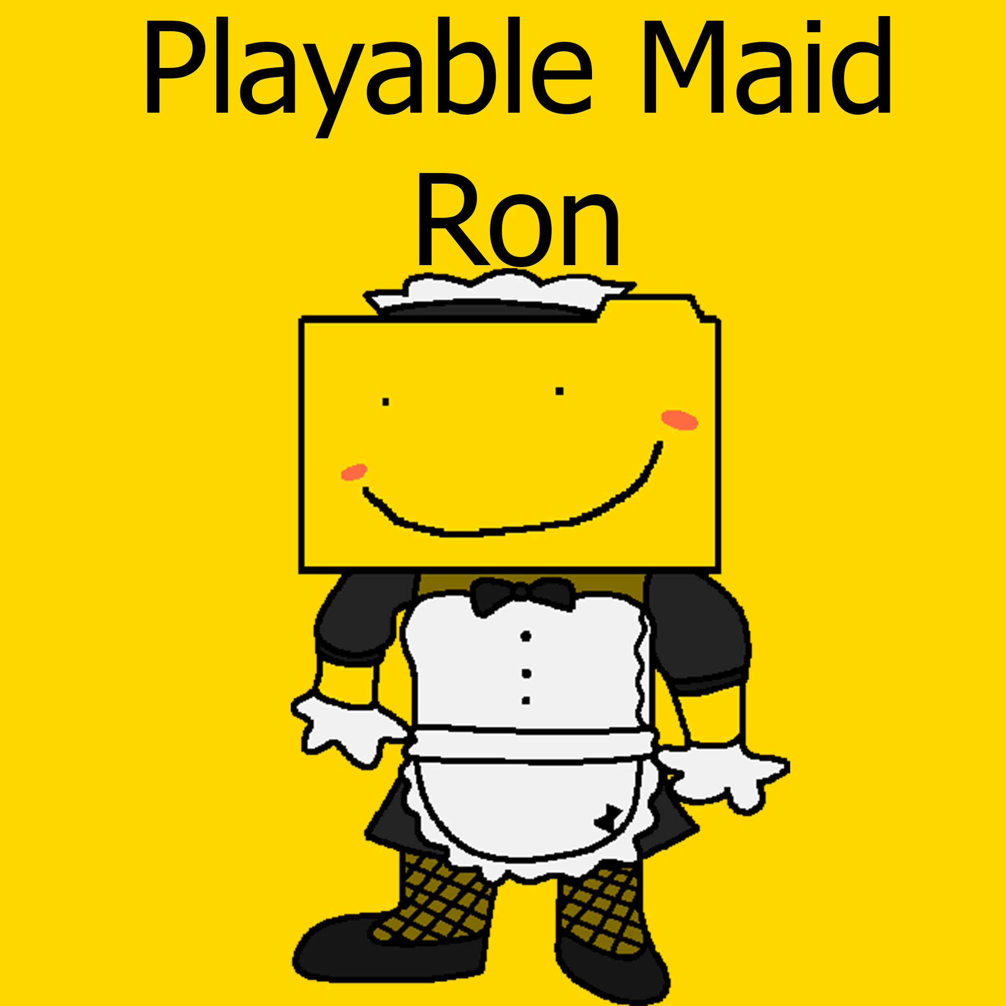 Playable Maid Ron Mod for Friday Night Funkin' | FNF Mods