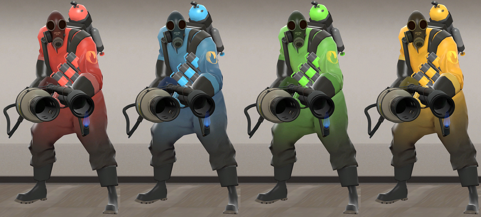 More Team Colored Mercenaries Mod for Team Fortress 2 Classified ...