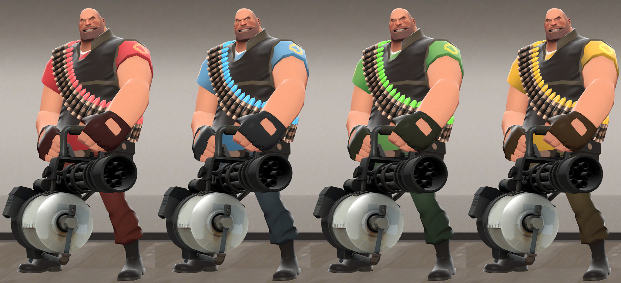More Team Colored Mercenaries Mod for Team Fortress 2 Classified ...