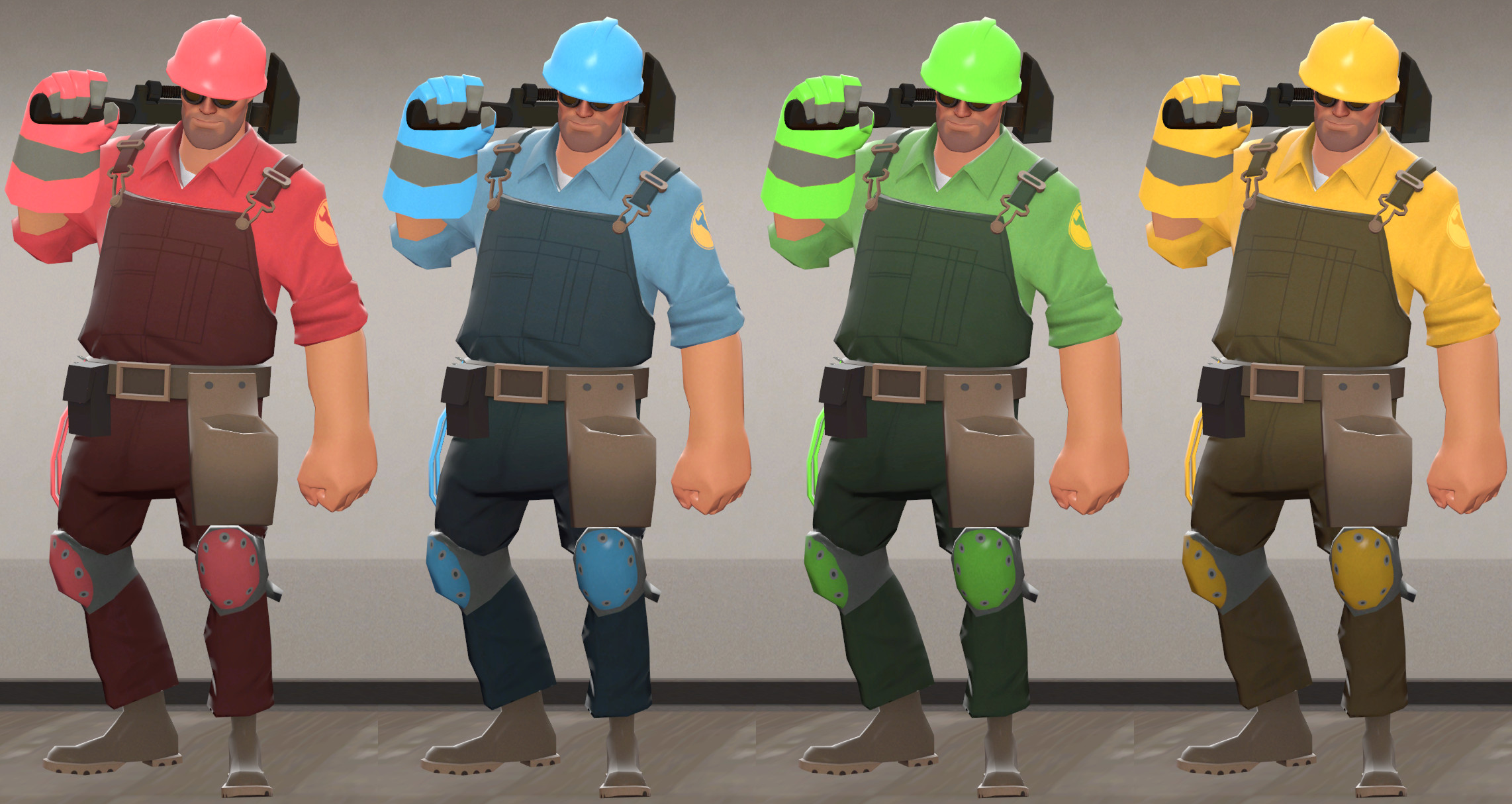 More Team Colored Mercenaries Mod for Team Fortress 2 Classified ...