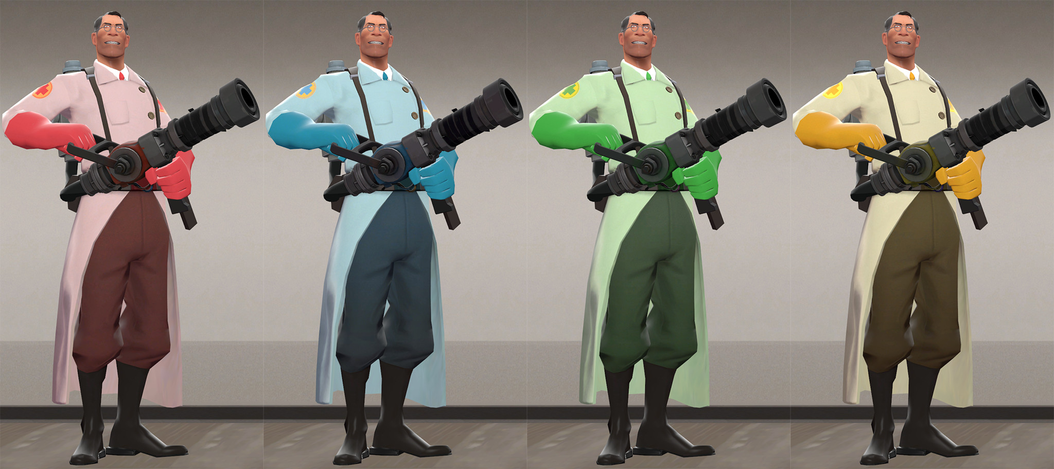 More Team Colored Mercenaries Mod for Team Fortress 2 Classified ...