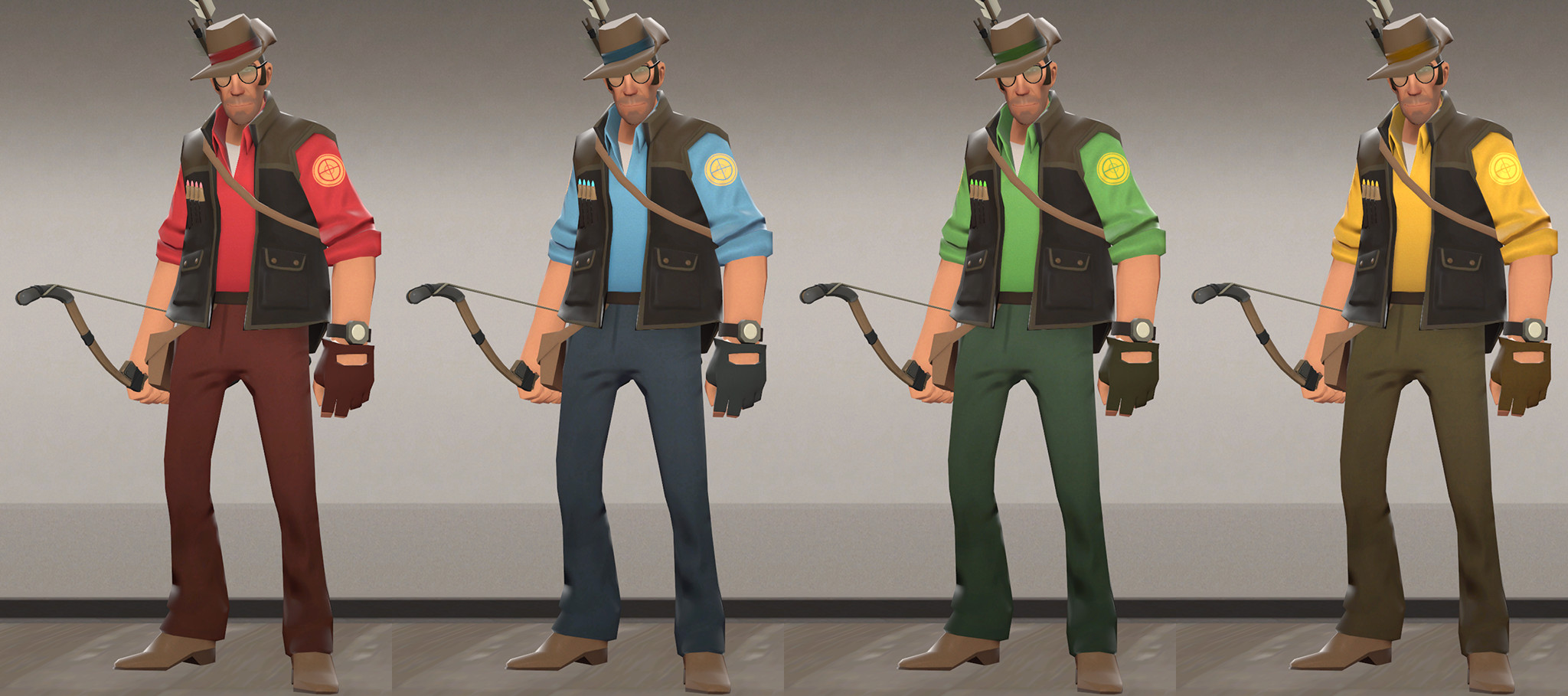 More Team Colored Mercenaries Mod for Team Fortress 2 Classified ...