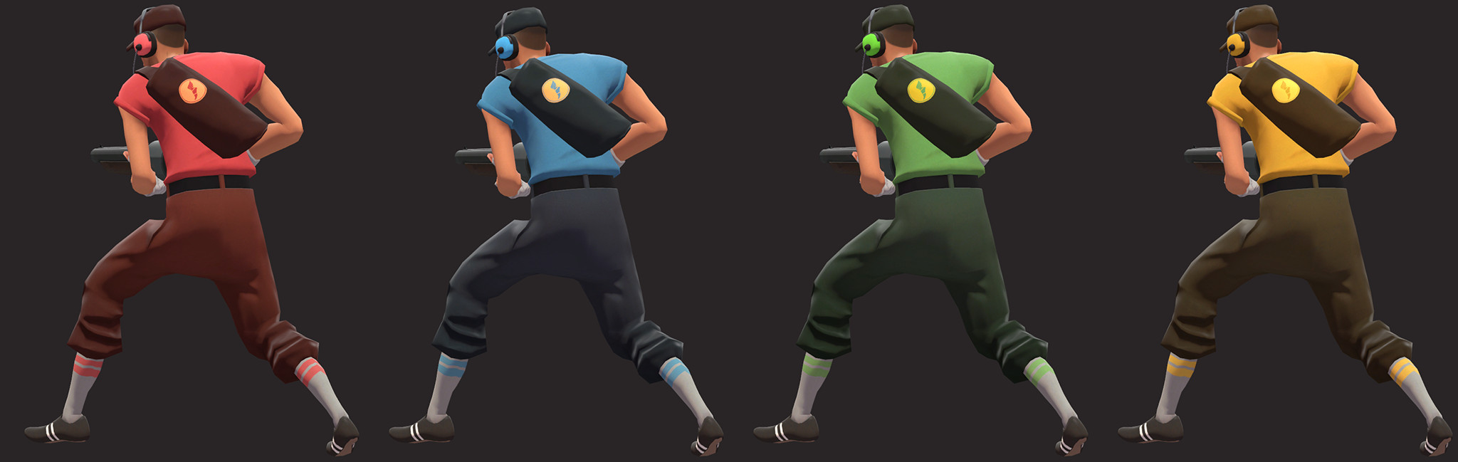 More Team Colored Mercenaries Mod for Team Fortress 2 Classified ...