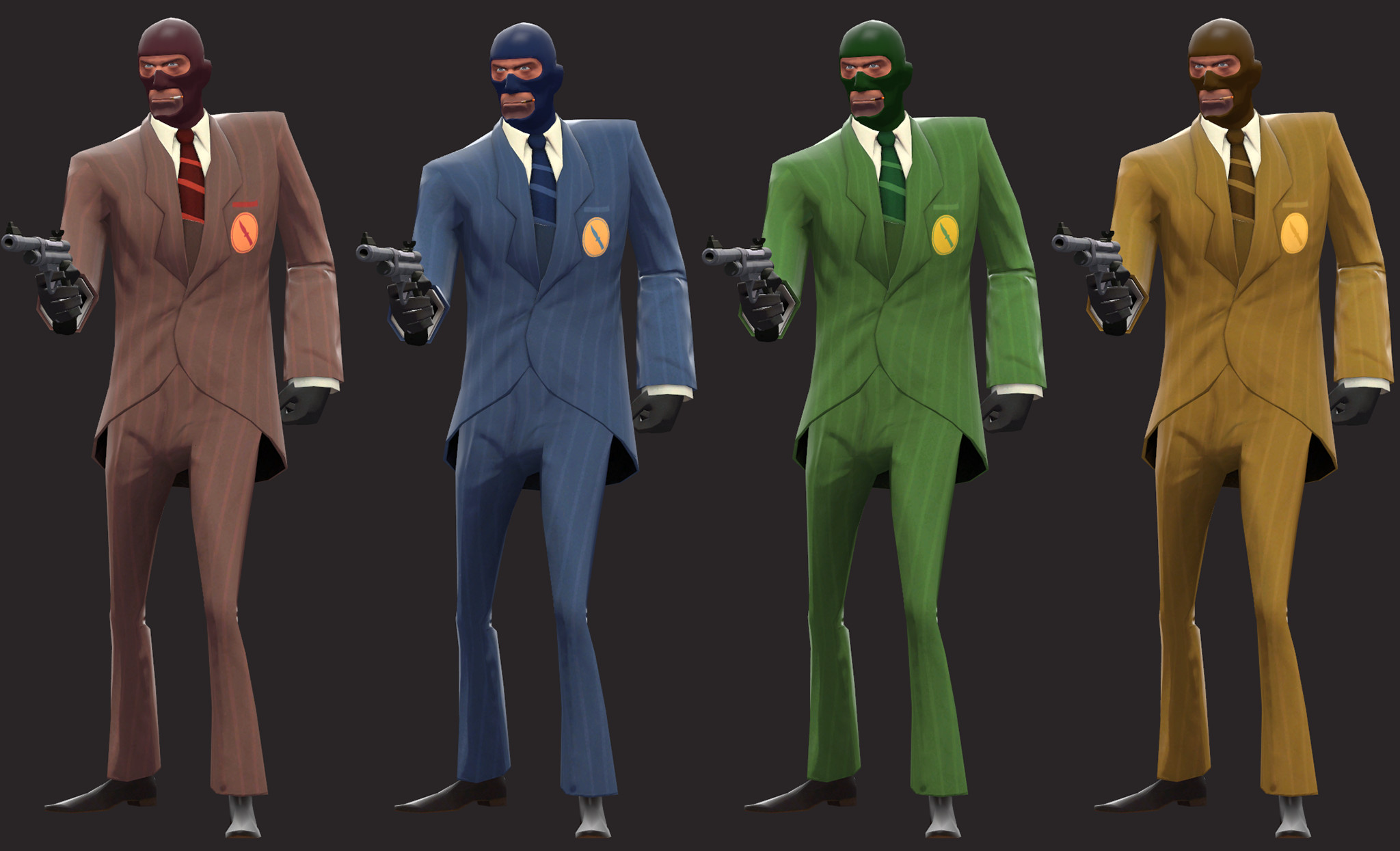 More Team Colored Mercenaries Mod for Team Fortress 2 Classified ...