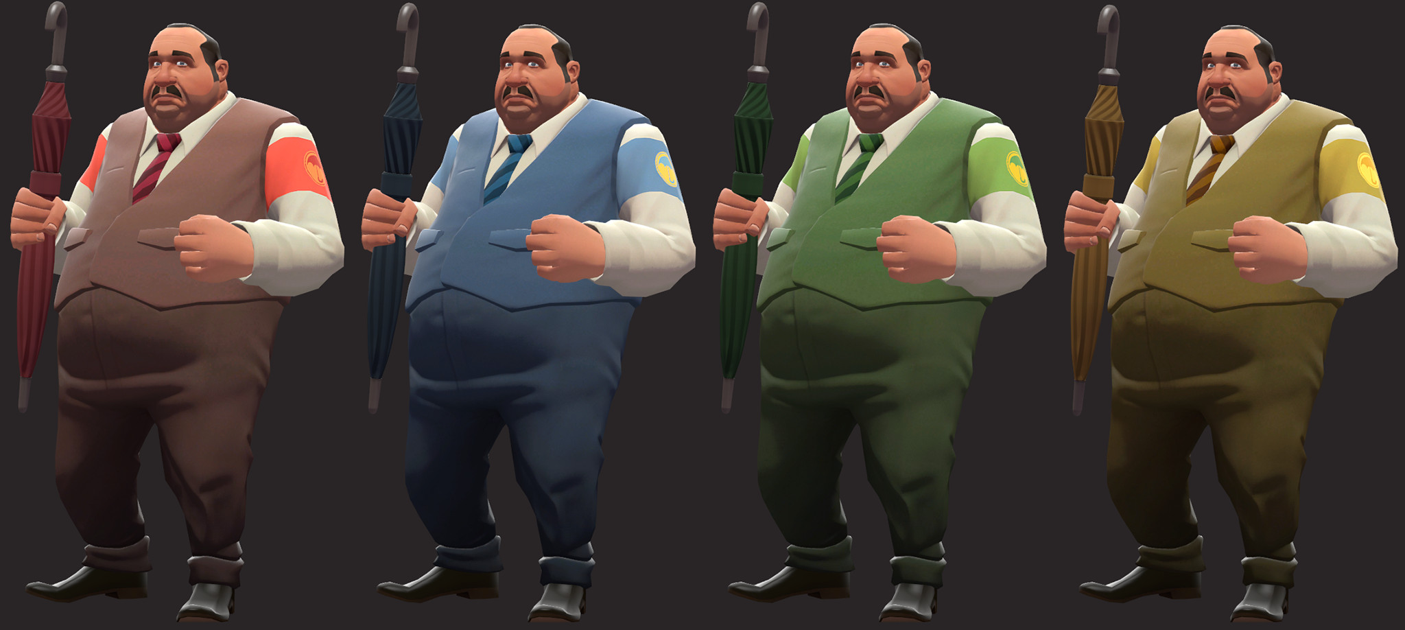 More Team Colored Mercenaries Mod for Team Fortress 2 Classified ...