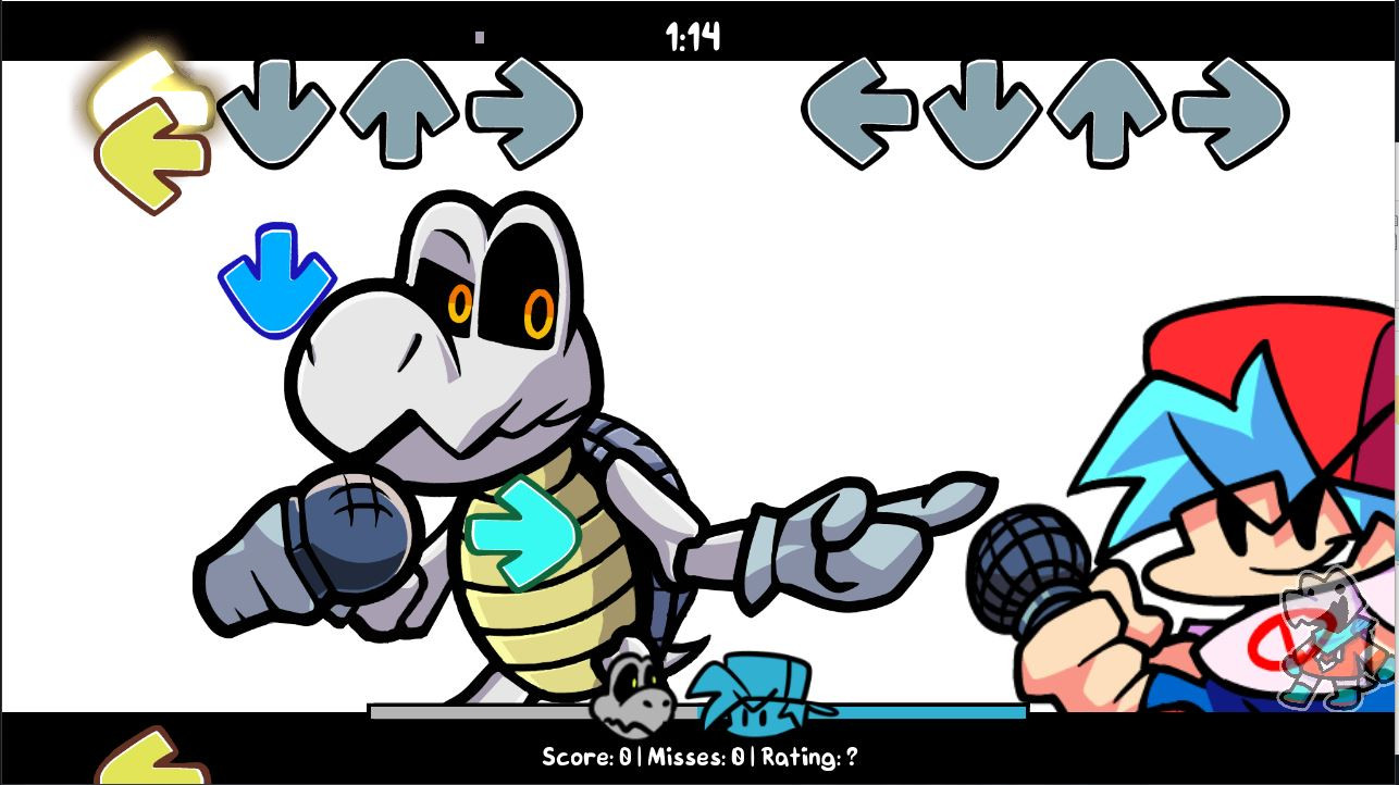 BoneBash (Dry bones VS Boyfriend.xml) [Friday Night Funkin'] [Mods]