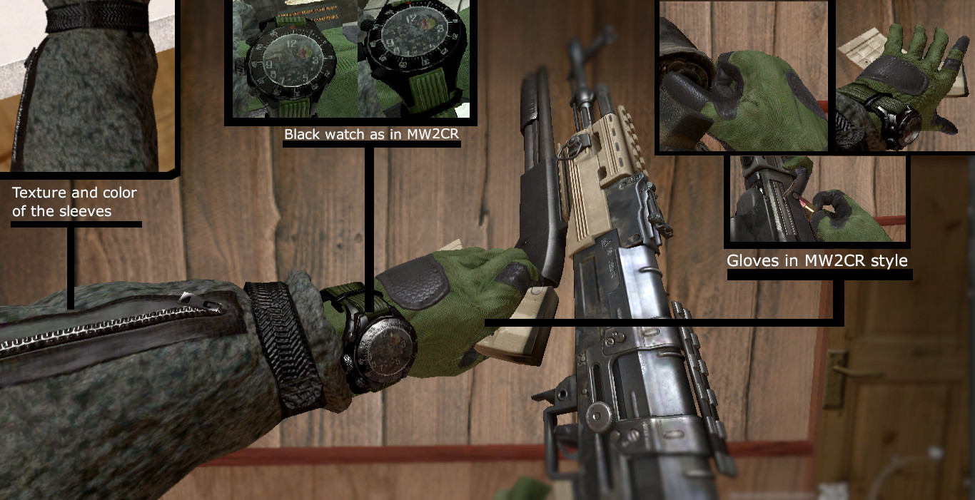 Task Force 141: MW2CR arms Mod for Call of Duty: Modern Warfare 2 | CoD ...