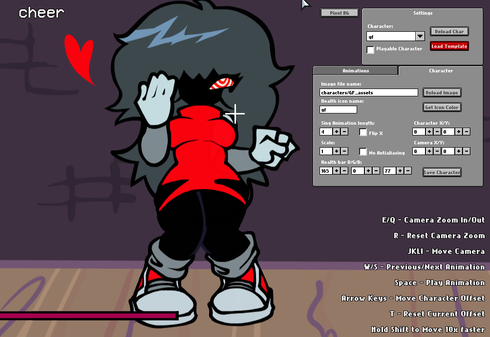 Goonie GF over GF Mod for Friday Night Funkin' | FNF Mods