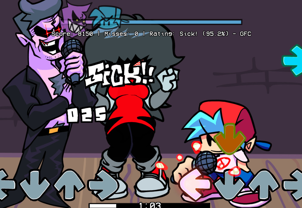 Goonie GF over GF Mod for Friday Night Funkin' | FNF Mods