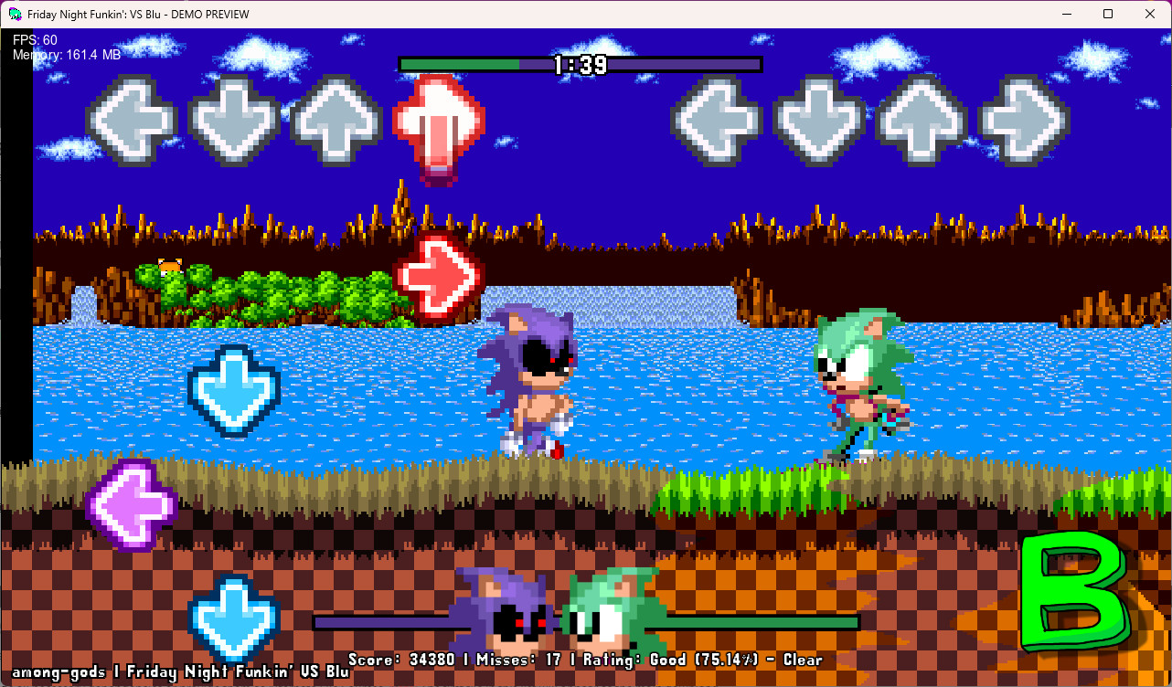 VS Blu: Demo Preview Mod for Friday Night Funkin' | FNF Mods