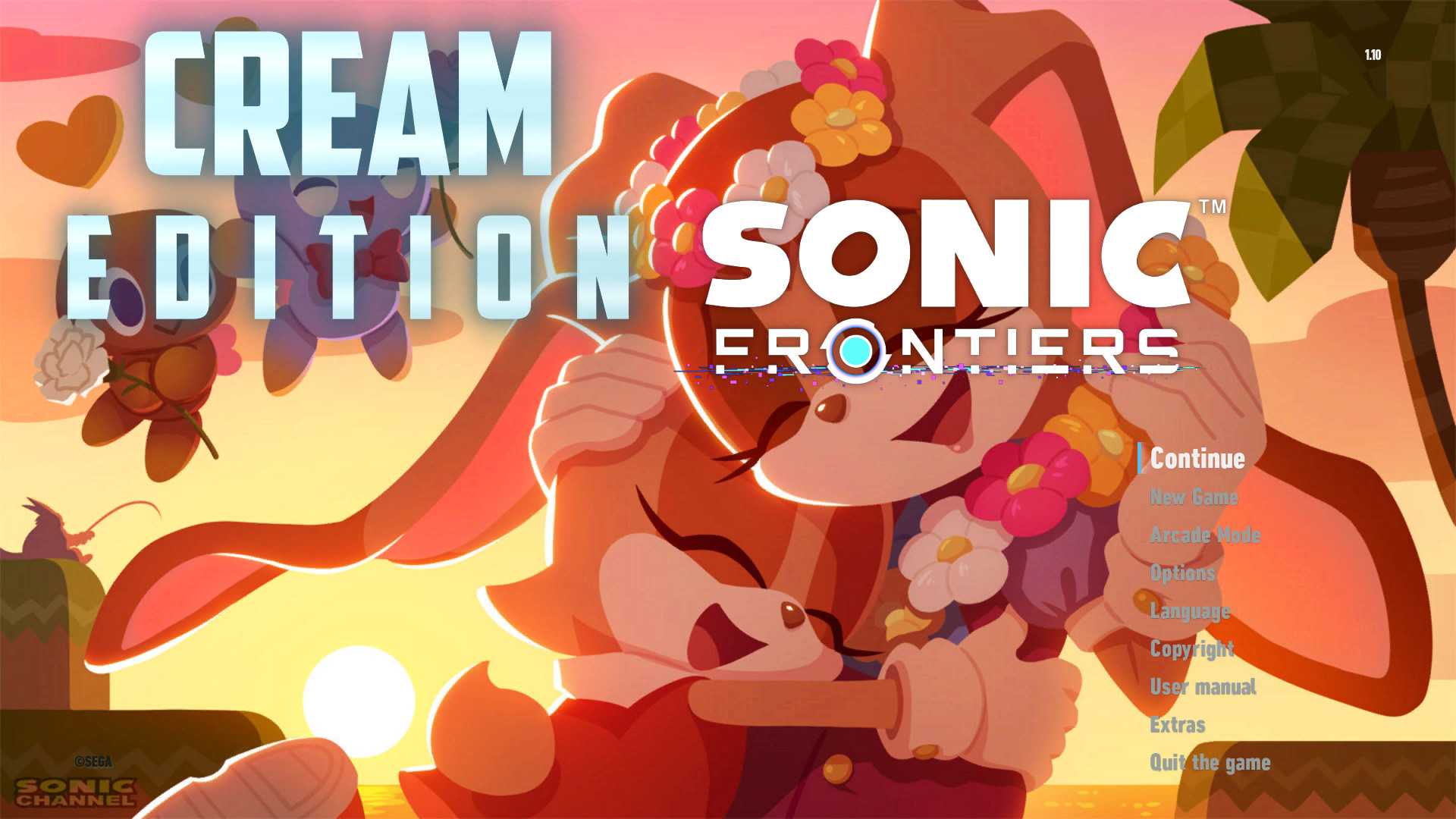 Cream Edtion Title Screen Mod for Sonic Frontiers | Frontiers Mods