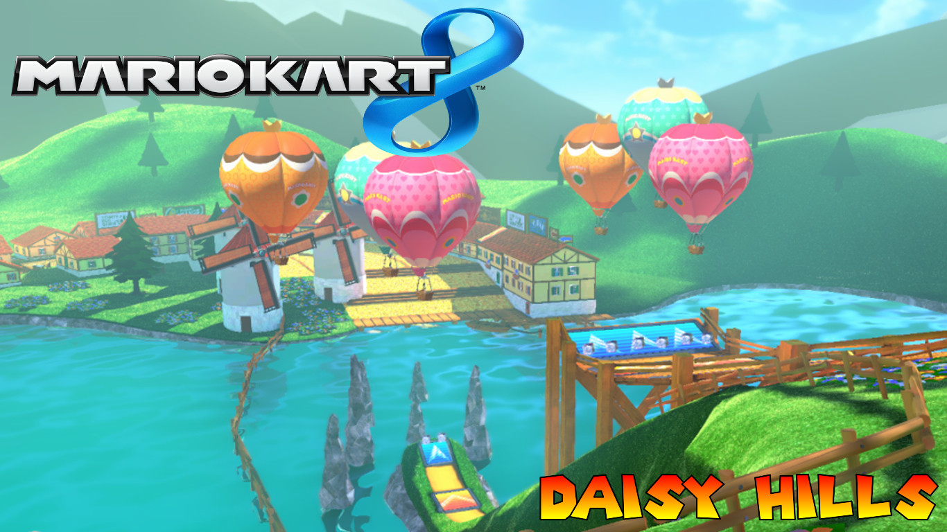 3DS Daisy Hills Mod for Mario Kart 8 | MK8 Mods