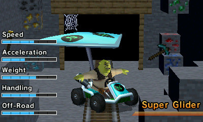 shrek (outdated/t-pose) Mod for Mario Kart 7 | MK7 Mods