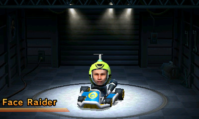Face Raider Mod for Mario Kart 7 | MK7 Mods