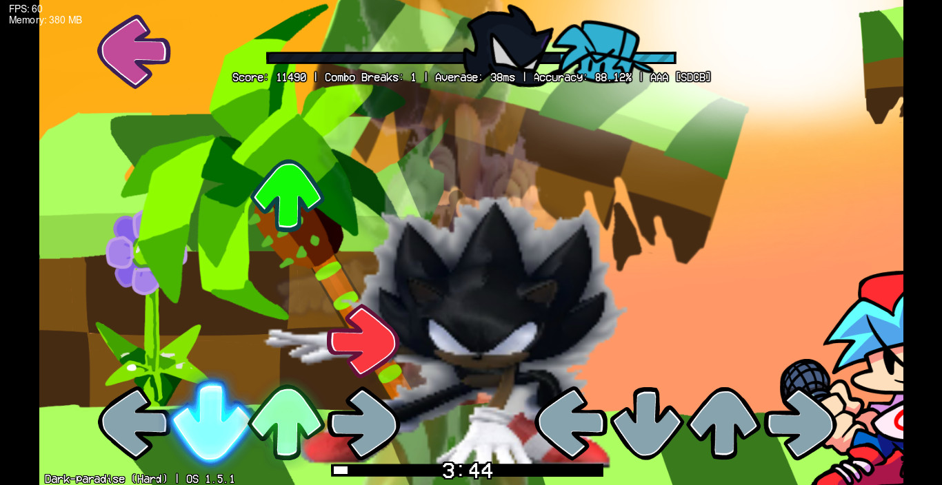 Friday night Funkin Vs Sonic PNG Mod for Friday Night Funkin' | FNF Mods