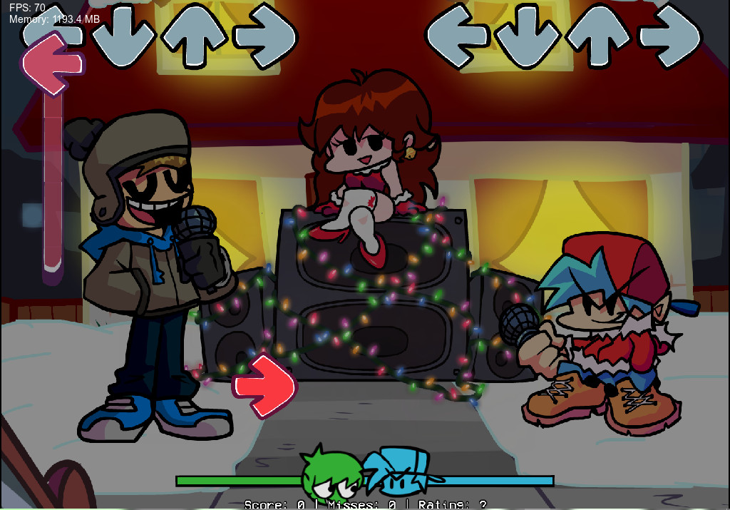 CHALLENGE-TOM XMAS MIX Mod for Friday Night Funkin' | FNF Mods