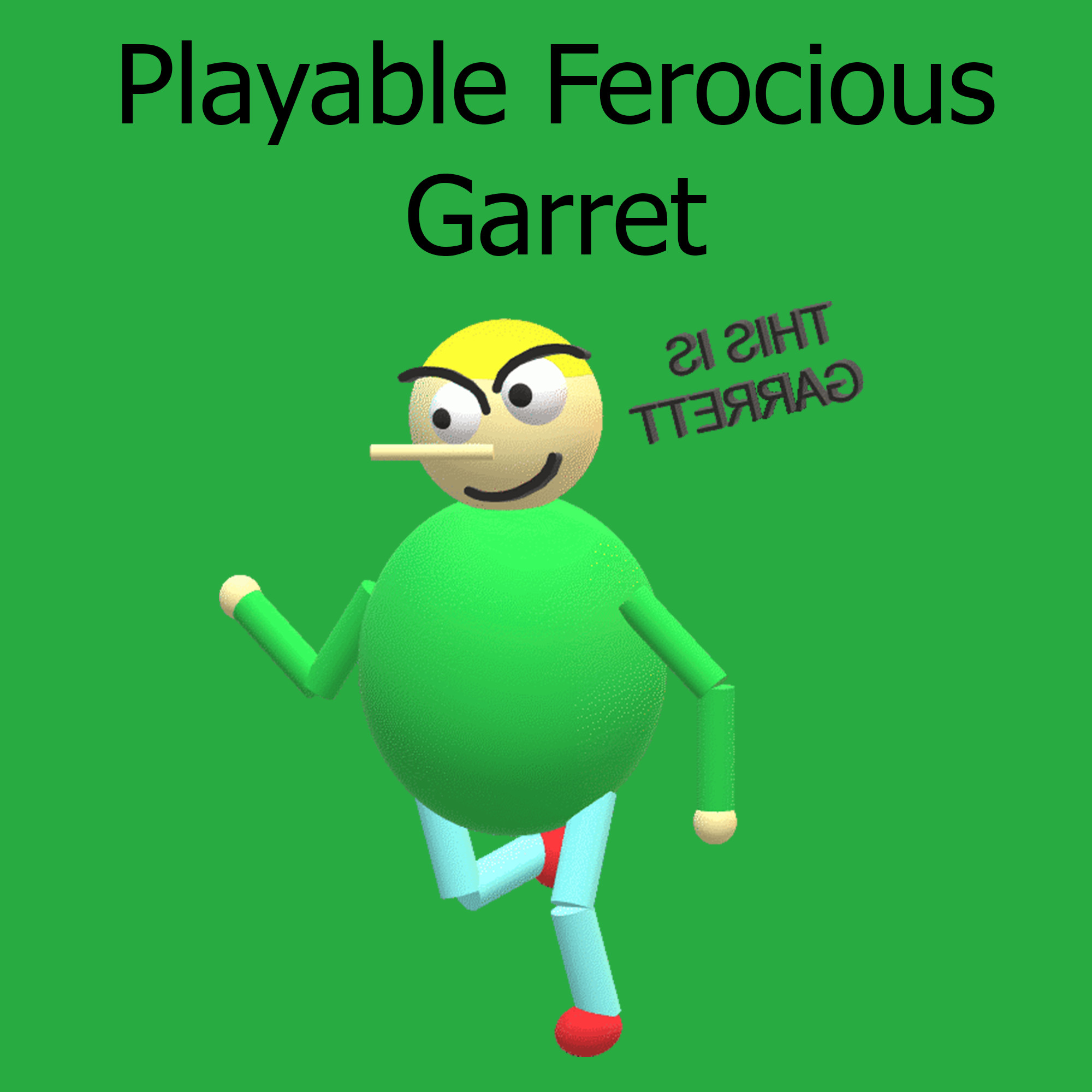 Playable Ferocious Garret Mod for Friday Night Funkin' | FNF Mods