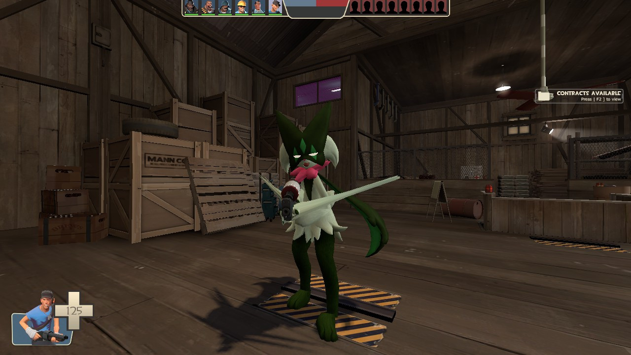 Meowscarada as The Medic (WiP) Mod for Team Fortress 2 | TF2 Mods
