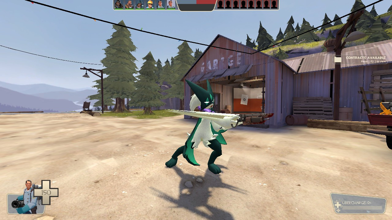 Meowscarada as The Medic (WiP) Mod for Team Fortress 2 | TF2 Mods