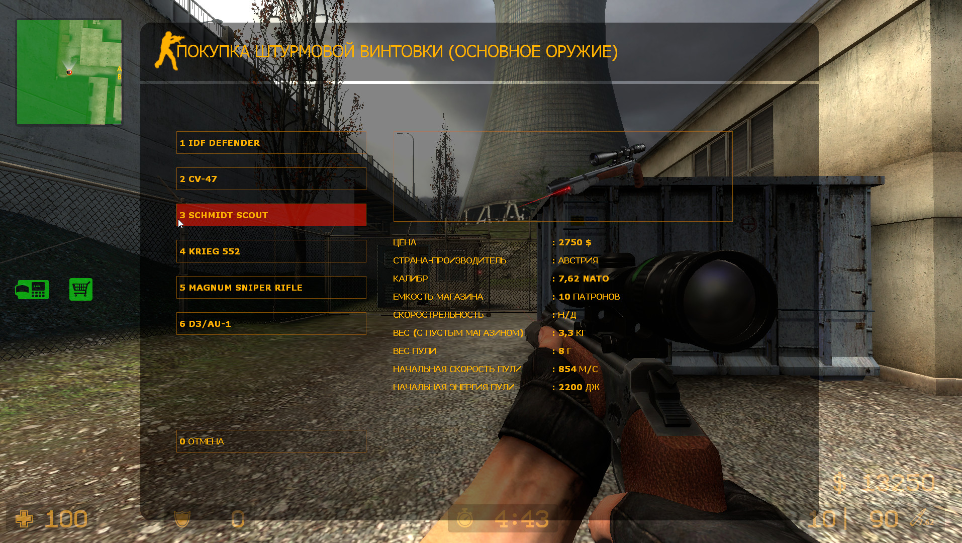 Scout Thompson G2 VM Laser sight Mod for Counter-Strike: Source | CS:S Mods