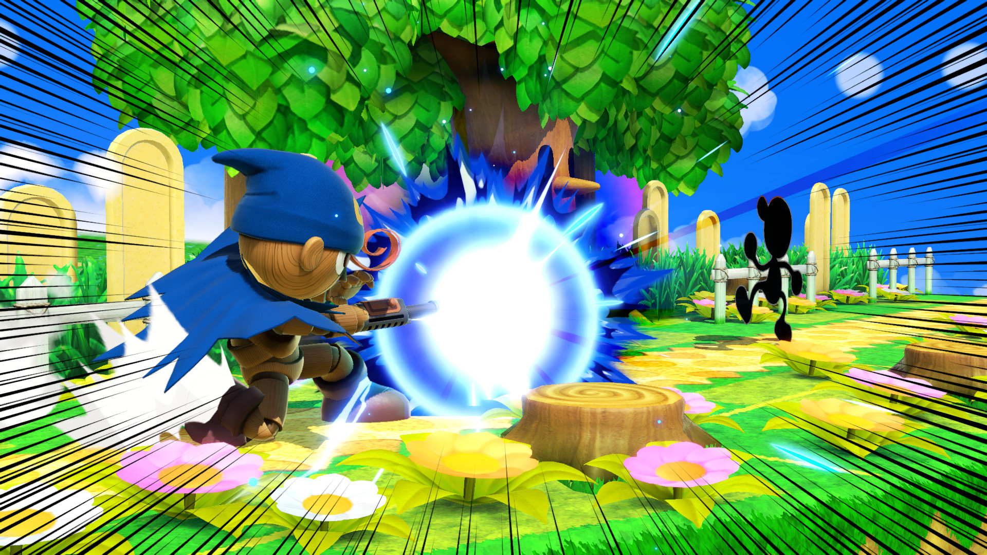 Royal Blue Mii Gunner Blast [Super Smash Bros. Ultimate] [Mods]