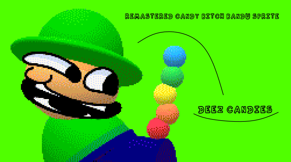 Leaked Remaked Sugar Rush Bandu [Friday Night Funkin'] [Mods]