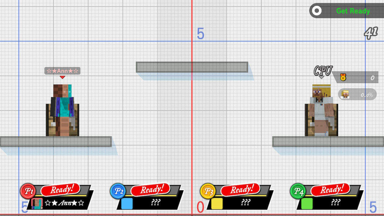 Sideways Steve [Super Smash Bros. Ultimate] [Mods]