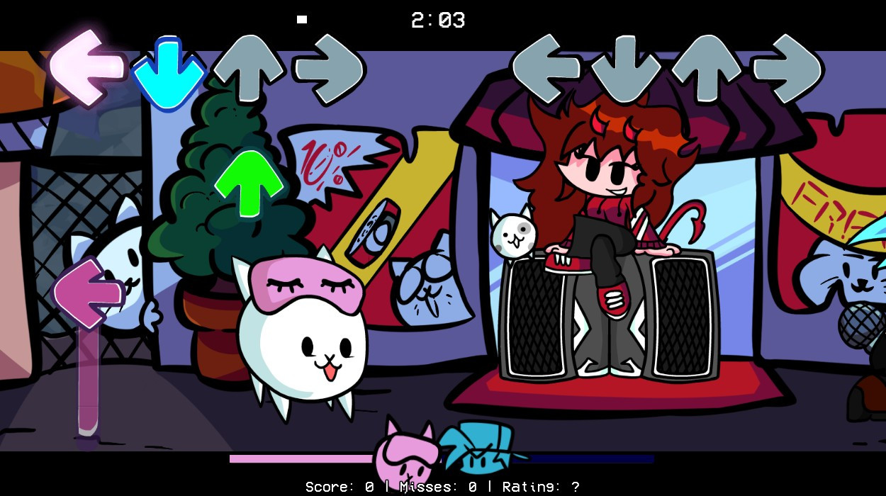 The Funkin Cats(DEMO) Mod for Friday Night Funkin' | FNF Mods