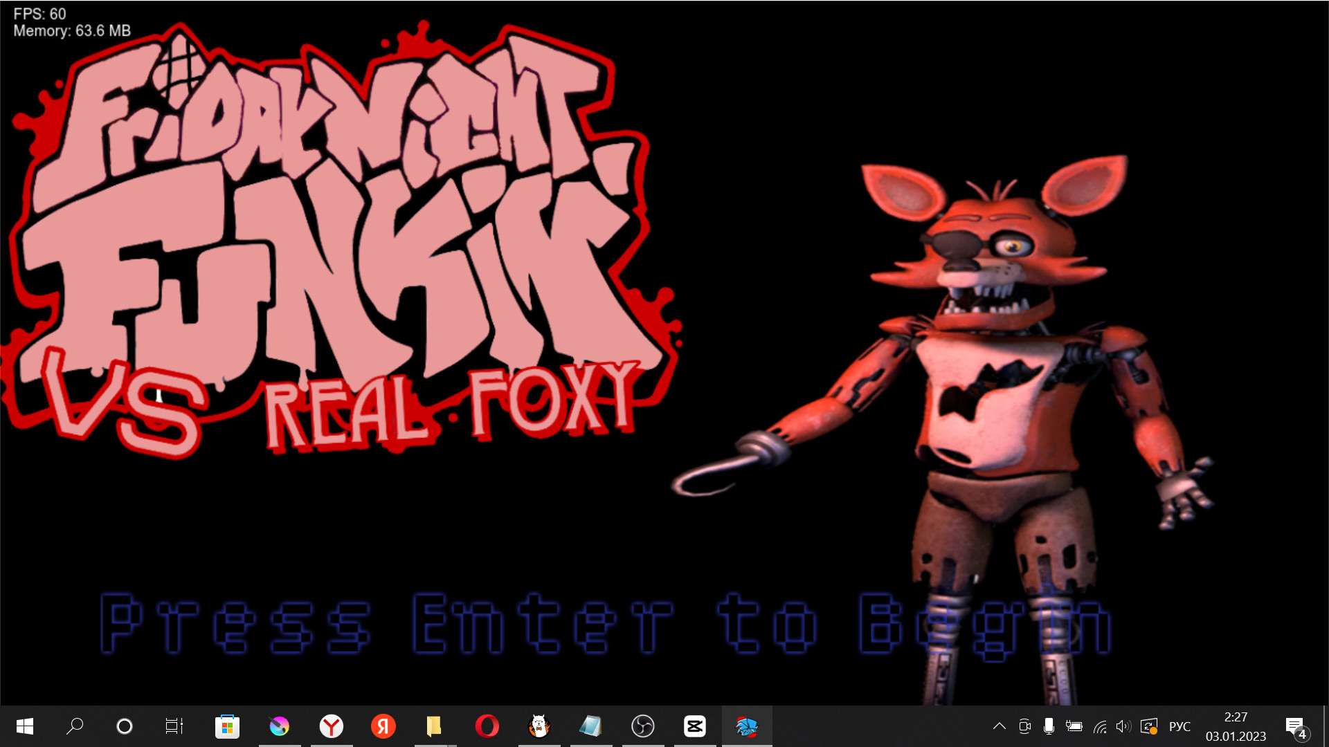 Friday Night Funkin VS Real Foxy Remastered [Friday Night Funkin'] [Mods]