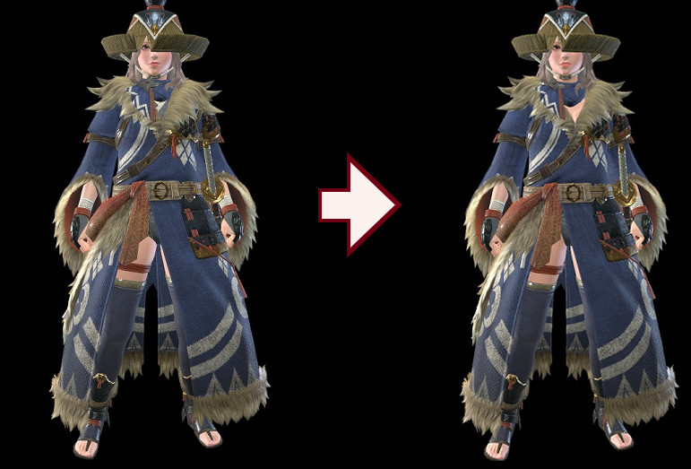 Kamurai Armor Retouching Mod for Monster Hunter Rise | MHR Mods