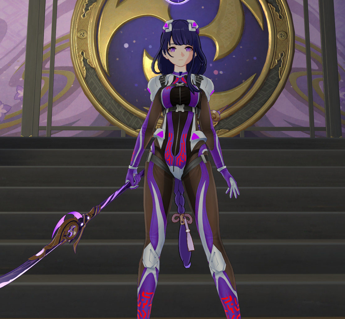 Cyber Bodysuit Raiden Mod for Genshin Impact | GI Mods