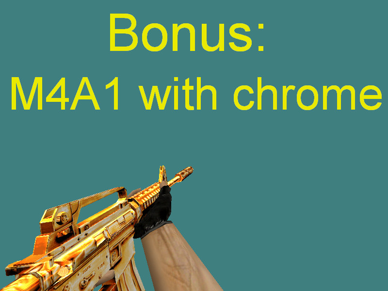 Golden CS Models Pack Mod for Counter-Strike 1.6 | CS1.6 Mods