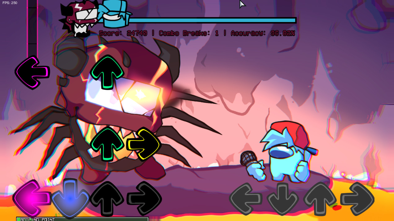 Dark mode notes! (psych only) Mod for Friday Night Funkin' | FNF Mods