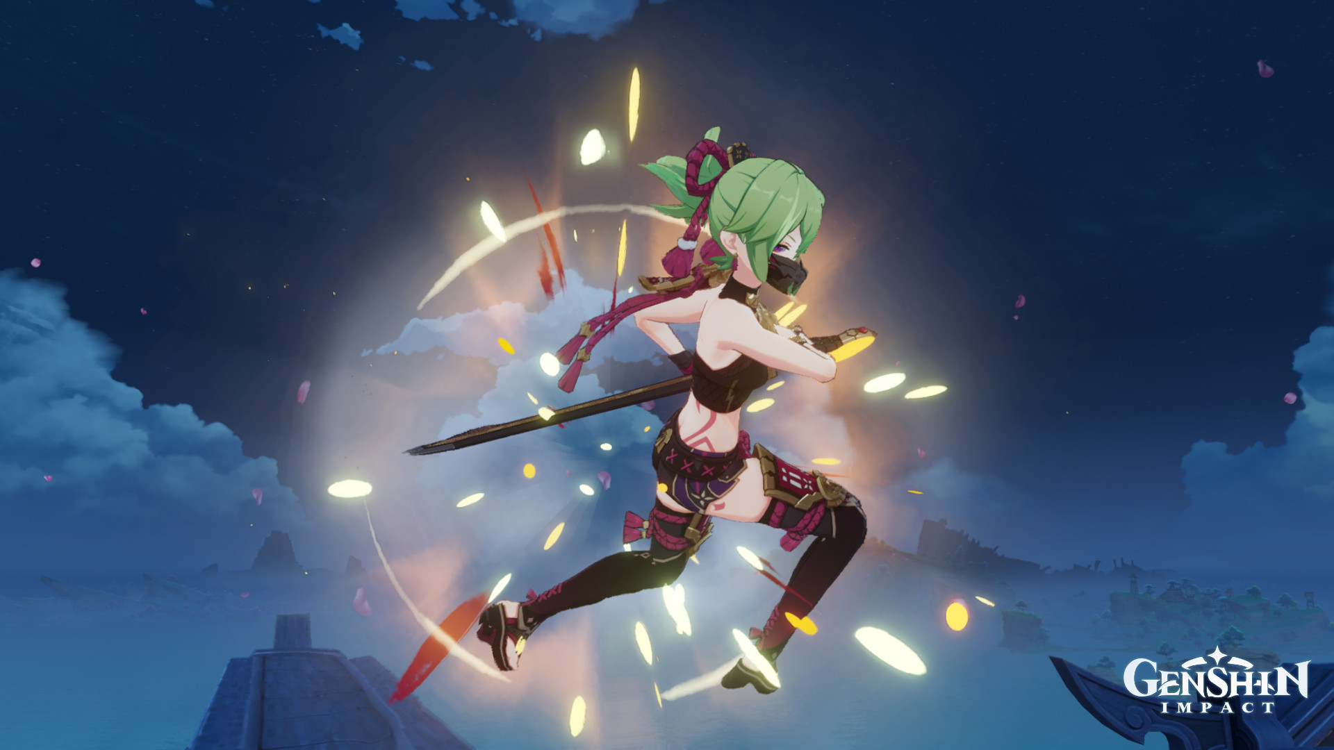 Jacketless Kuki Shinobu With Options Mod for Genshin Impact | GI Mods