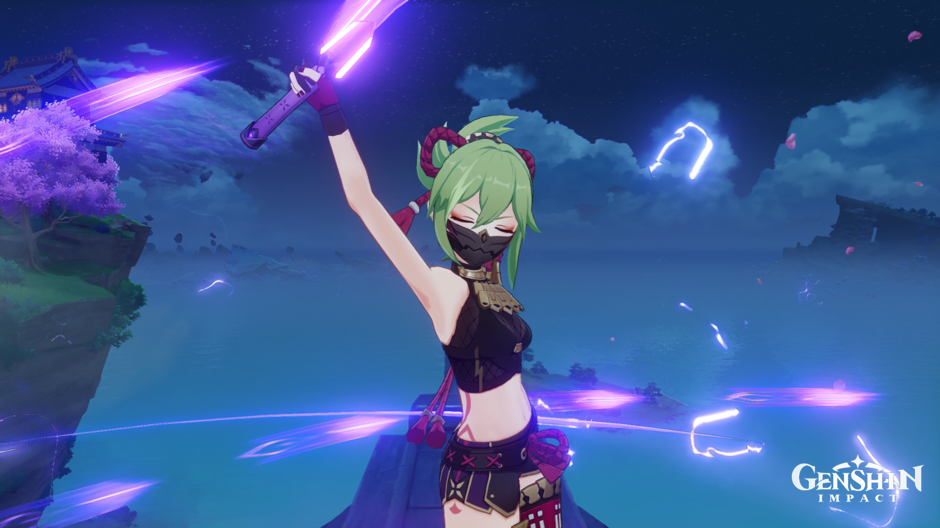 Jacketless Kuki Shinobu With Options Mod for Genshin Impact | GI Mods