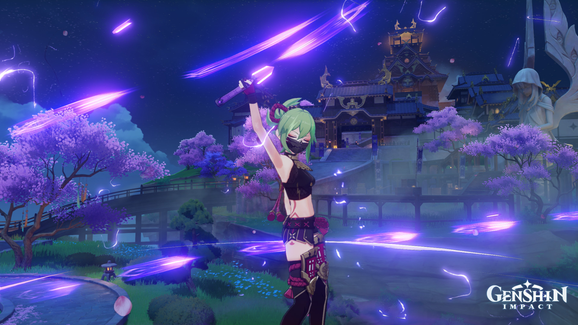 Jacketless Kuki Shinobu With Options Mod for Genshin Impact | GI Mods