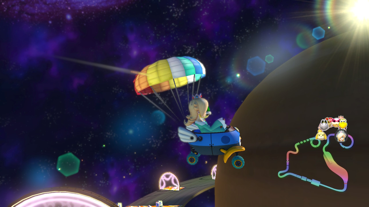 Booster Course Pass Rainbow Road Rainbow Minimaps Mod for Mario Kart 8 ...