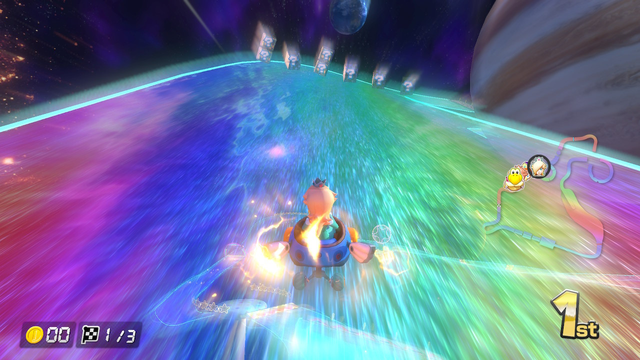 Booster Course Pass Rainbow Road Rainbow Minimaps Mod for Mario Kart 8 ...