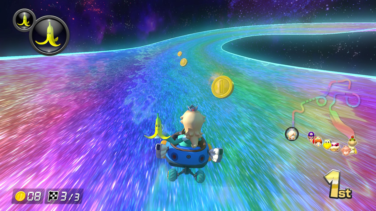 Booster Course Pass Rainbow Road Rainbow Minimaps Mod for Mario Kart 8 ...