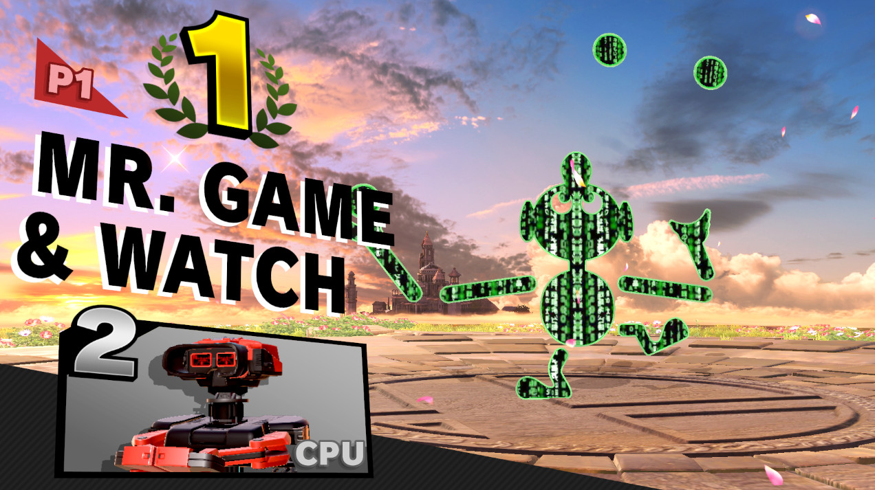 Matrix Game & Watch Mod for Super Smash Bros. Ultimate | SSBU Mods