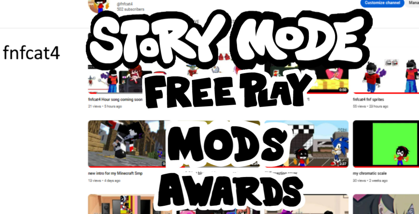 fnf vs fnfcat4 v2 Mod for Friday Night Funkin' | FNF Mods