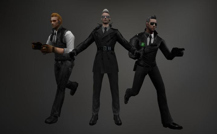 Crossfire characters (black suit) [Counter-Strike 1.6] [Mods]