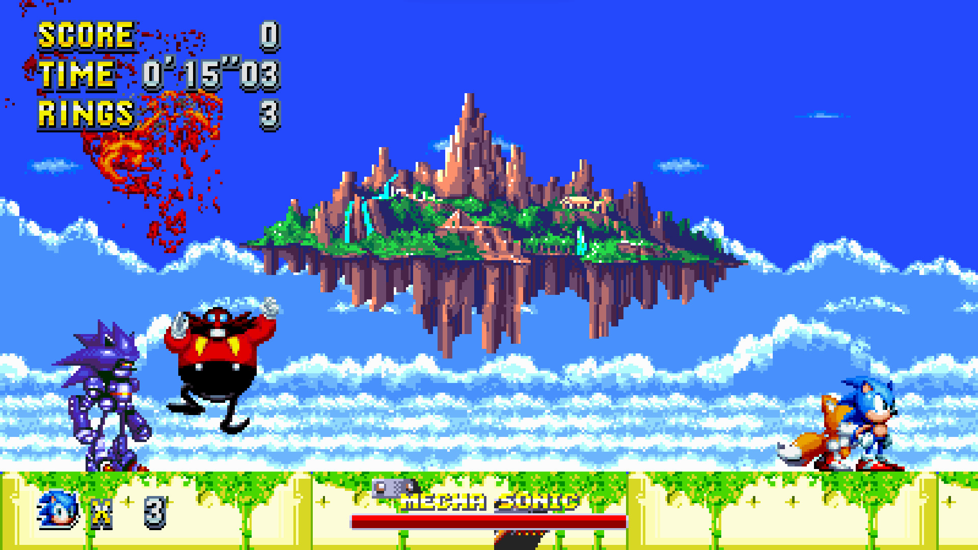 Mania Eggman falling sprites addon Mod for Sonic 3 A.I.R. | S3AIR Mods