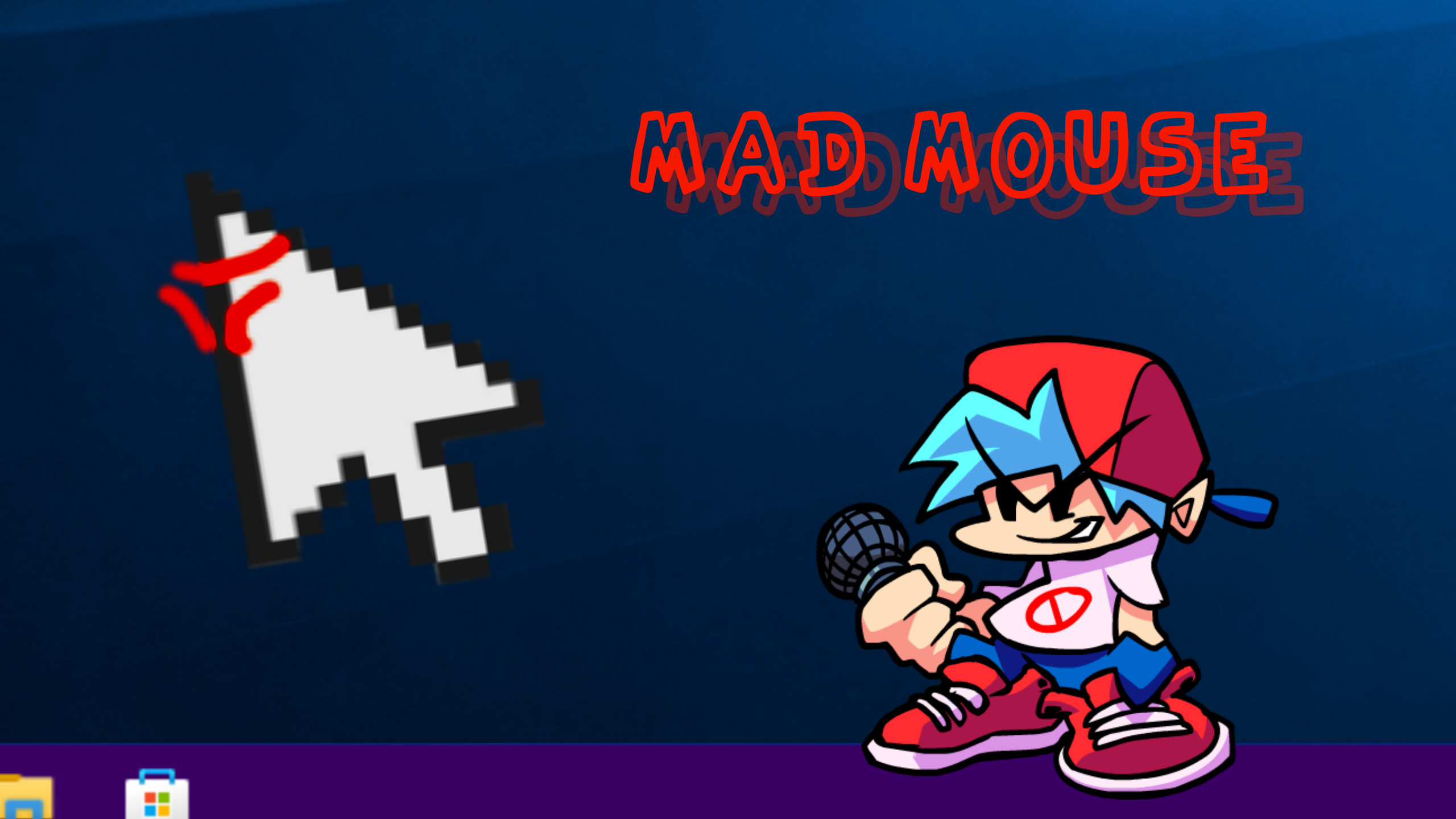 VS Mad Mouse Cursor Mod for Friday Night Funkin' | FNF Mods