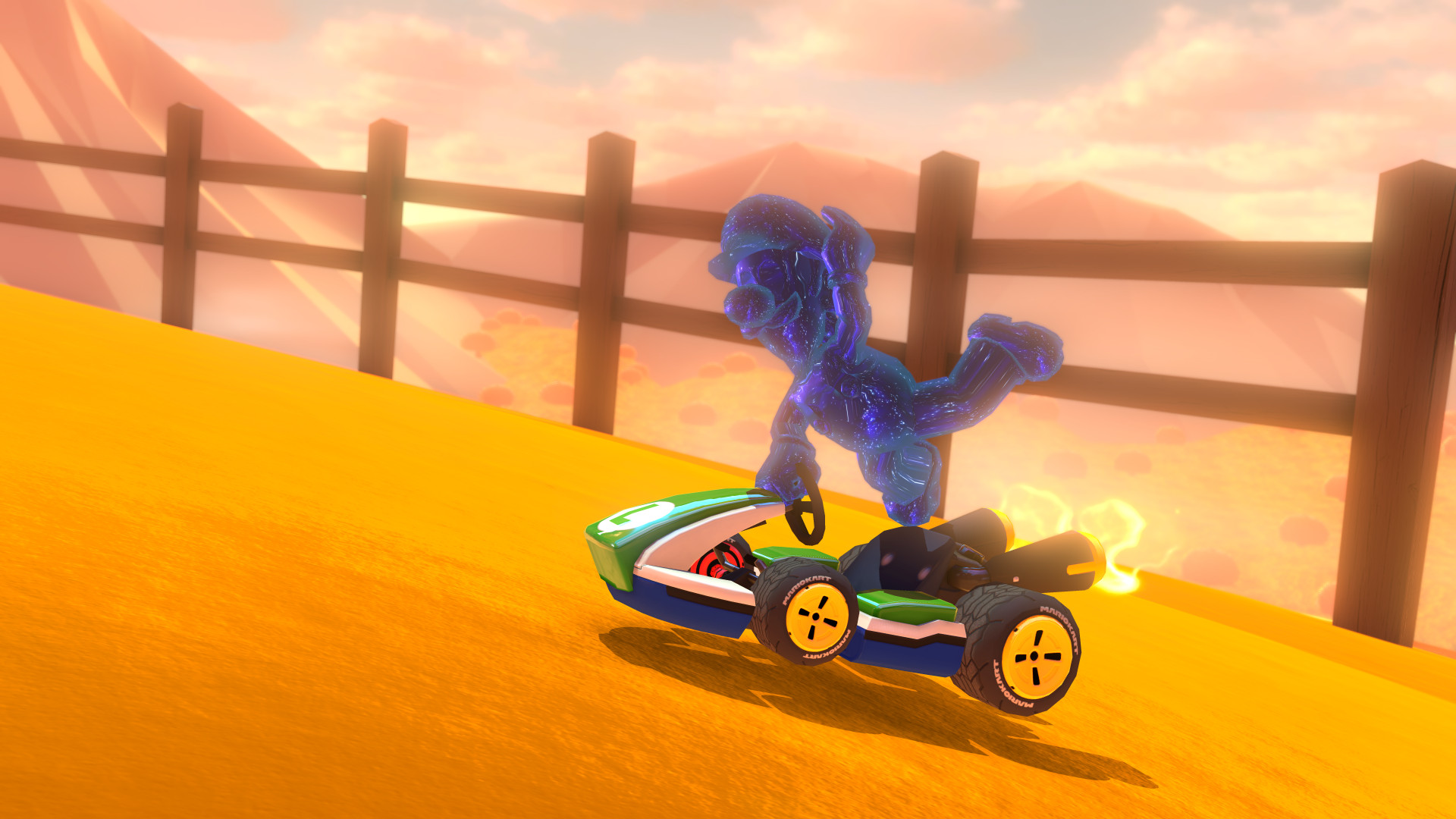 Cosmic Luigi [Mario Kart 8 Deluxe] [Mods]