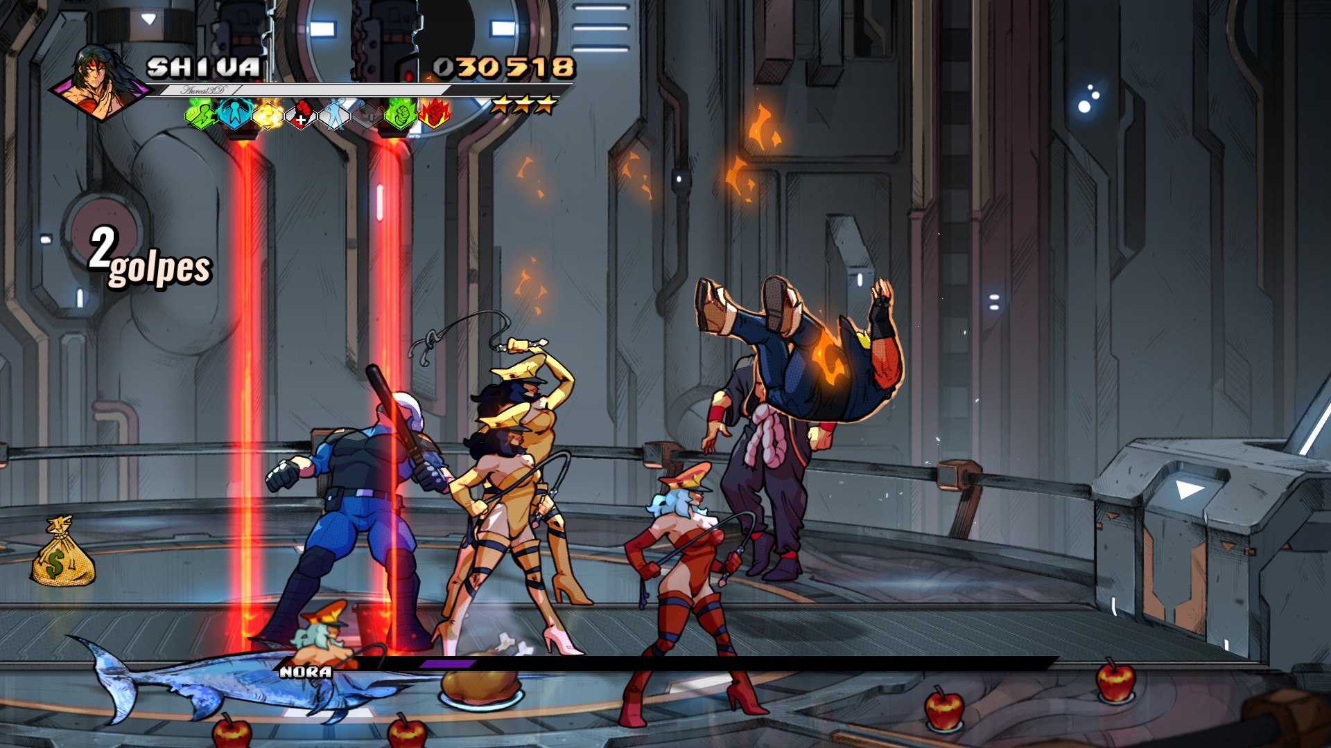 Sexy Electra, Queen and Stiletto Mod for Streets of Rage 4 | SOR4 Mods