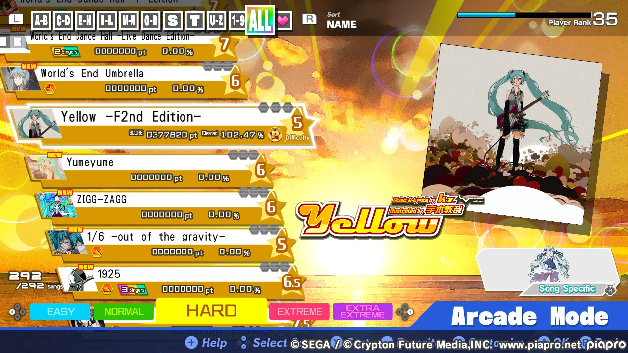 F2nd Song Pack Switch [Hatsune Miku: Project Diva Mega39/Mega Mix] [Mods]