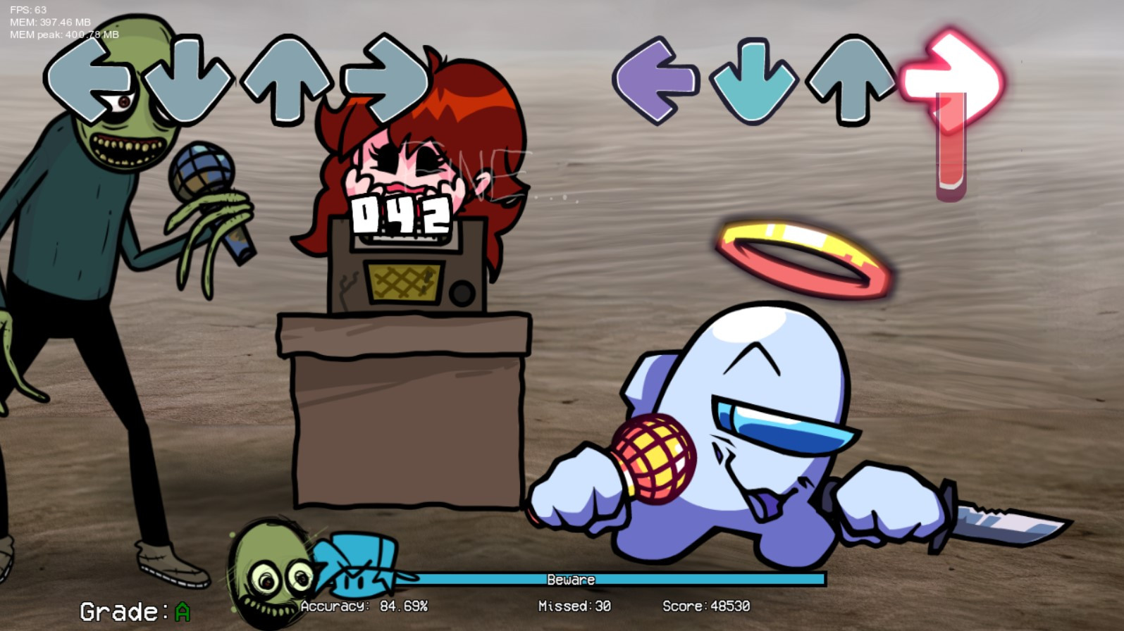 Playable White impostor Mod for Friday Night Funkin' | FNF Mods