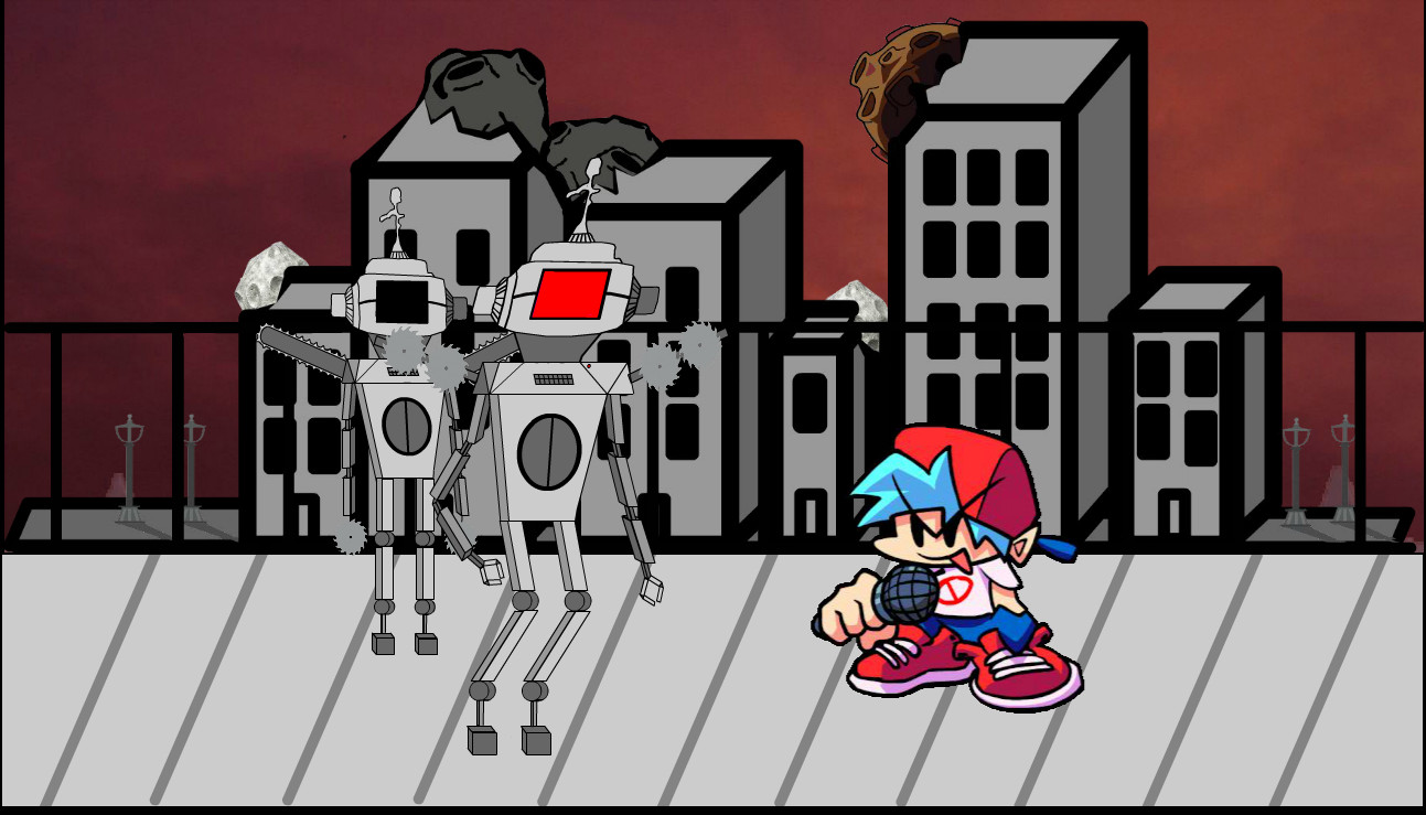 Robots Mod Demo Mod for Friday Night Funkin' | FNF Mods